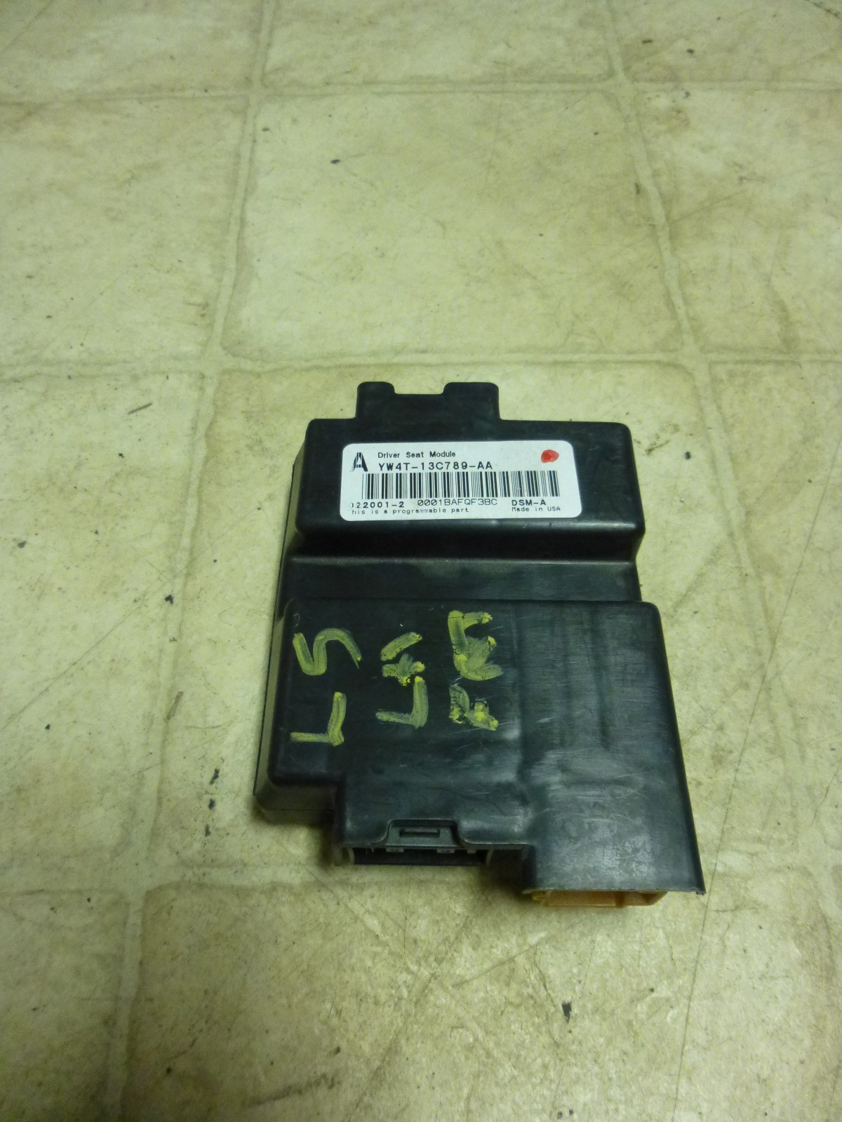 1999 2000 2001 2002 JAGUAR S-TYPE LEFT DRIVER SEAT MODULE YW4T-13C789 ...