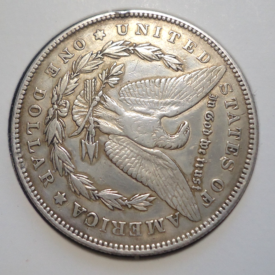 Extremely Fine XF 1878 7 tail feather Morgan silver dollar FREE ...