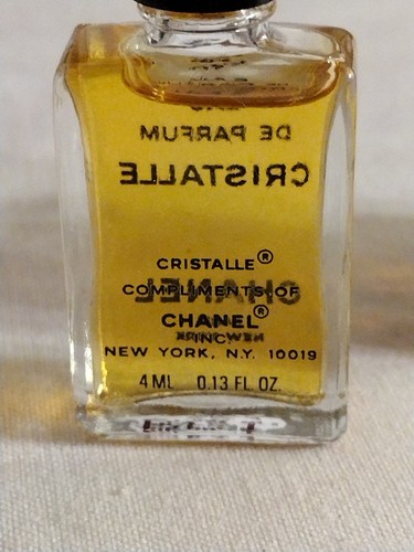 VINTAGE 3 LOT CHANEL CRISTALLE .13 OZ COCO & CHANCE NO BOX MINI BOTTLES ...