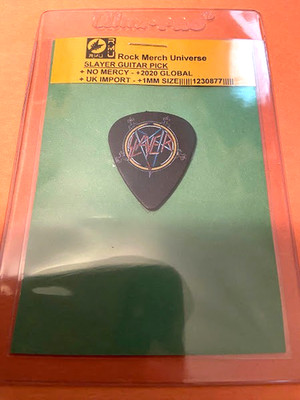 Slayer-Guitar Pick-UK Import-No Mercy-Labeled_Licensed-New In UltraPro ...