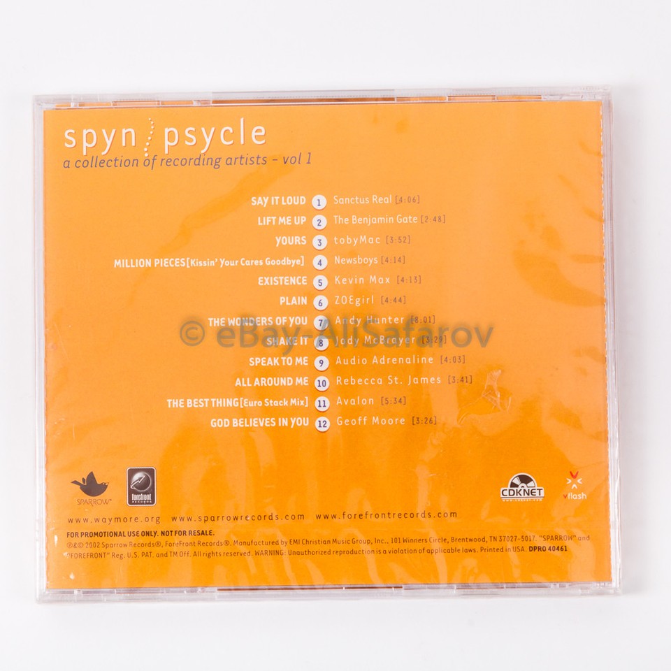 Spin Psycle a Collection of Recording Artists vol. 1 CD. NEW! | eBay