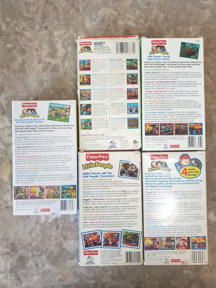Fisher Price Little People VHS Discovering Animals & More Video / Movie ...