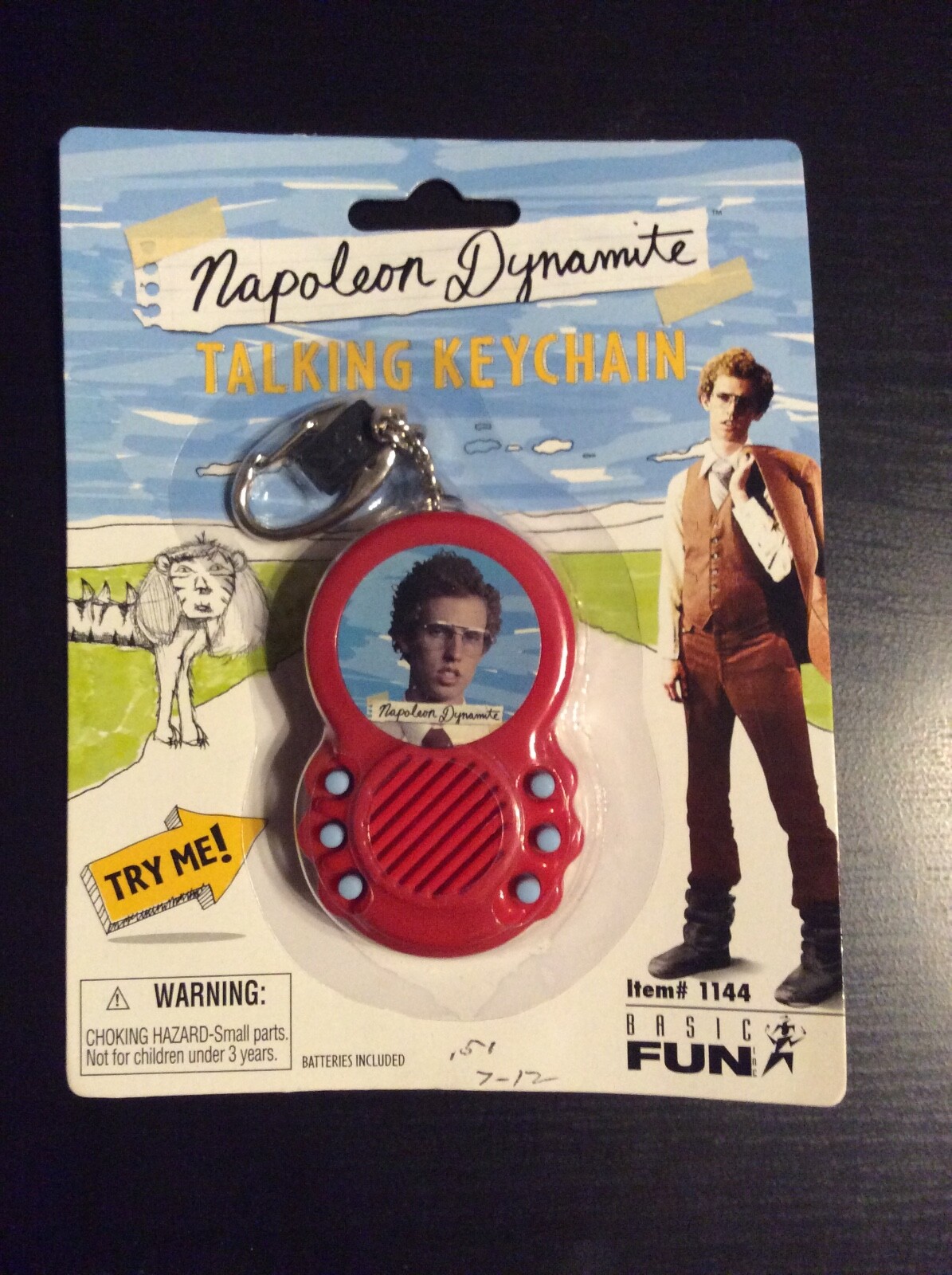 Basic Fun, Inc. Napoleon Dynamite Talking Keychain (red) NEW! RARE | eBay