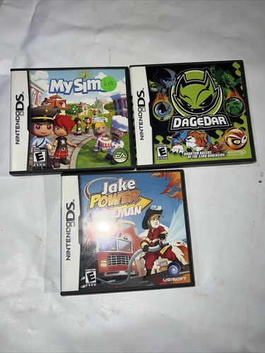 Jake Power: Fireman, Dagedar, My Sims Nintendo DS | eBay