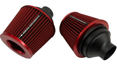 Twin Turbo N54 Dual Cone Air Filter Intake FOR BMW E90 E92 E87 335 135 ...