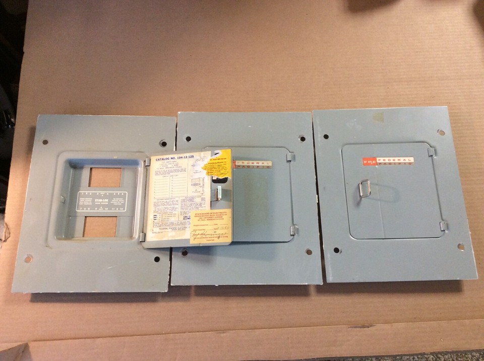 FPE Federal Pacific Electric Stab Lok 12 Space Panel Cover | eBay