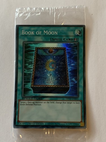 YuGiOh! Book of Moon OPTP-EN003 Super Rare Limited Edition Speed Duel ...