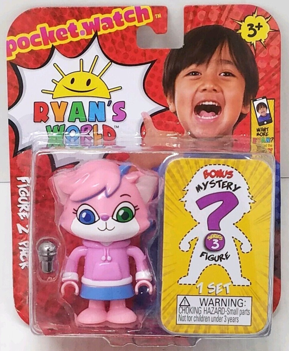 Ryan's World Action Figure 2 pack, 1 mystery, Series 3 or 4 YOU CHOOSE ...