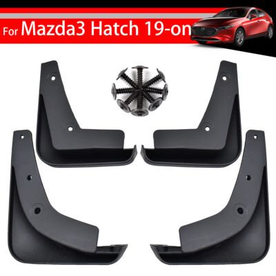 For Mazda 3 Mazda3 BP 2019 2020 Hatchback hatch Mud Flaps Splash Guards ...