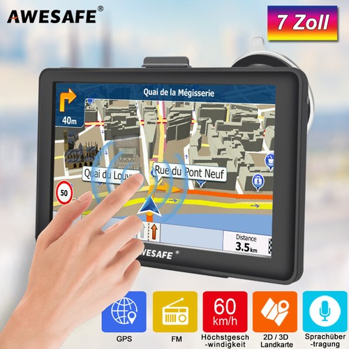 7"AWESAFE A1 GPS Navi Navigation 8GB Europa Karten Tragbar ...