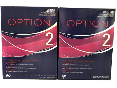 Two Boxes Iso Option 2 Perm For Every Type Of Color Treated Hair New ...