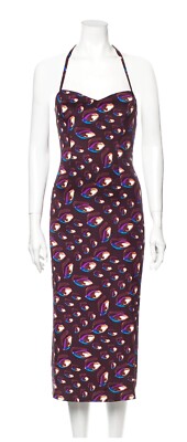 CHLOE EYE PRINT HALTER DRESS F/W 2001 | eBay