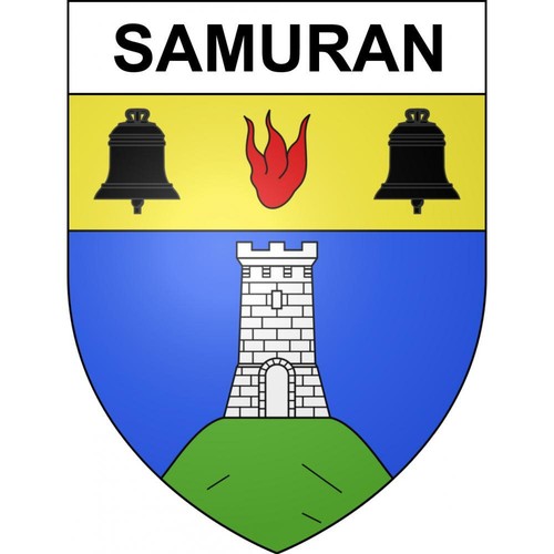 Samuran 65 ville sticker blason écusson autocollant adhésif | eBay