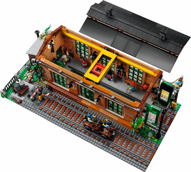 Lego Bricklink - Old Train Engine Shed - 910033 - Brand New & Sealed | eBay