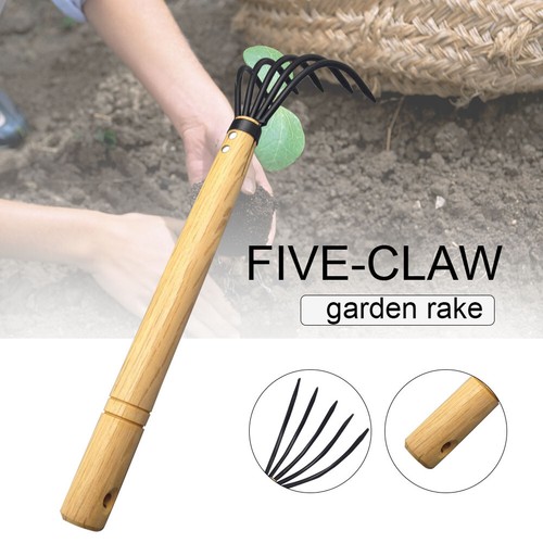 Cultivating Plant Lightweight Garden Rake Claws For Soil Leaves Yards ...