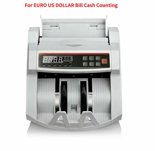 110V Counter Machine Bill Counter Automatic detecting UV MG Euro Dollar ...
