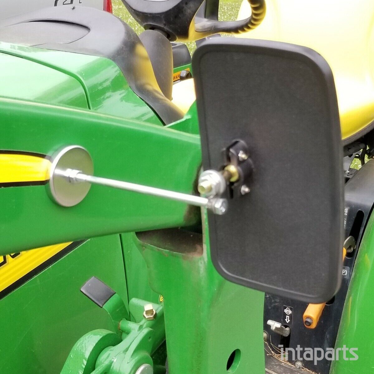 8-1/8" x 4-1/2" Universal Pinch Bolt Skid Steer Loader Convex Mirror | eBay