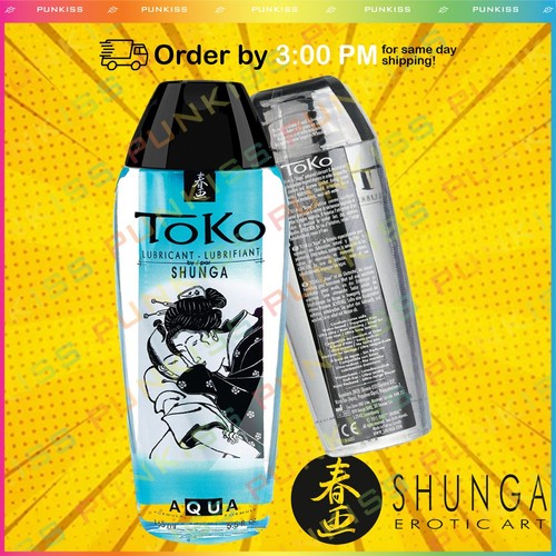 SHUNGA Toko Aqua Water Based Lubricant Premium Personal Silky Glide ...