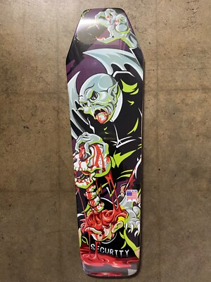 Coffin Shaped skateboard mini deck, Goth VAMPIRE HORROR | eBay