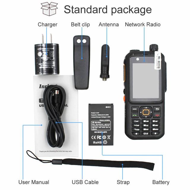 INRICO T320 Android Mobile Network Radio POC Walkie Talkie for sale ...