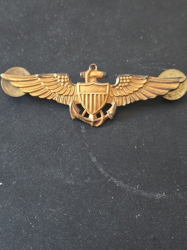 WWll US Navy Marine Corps USMC Pilot Wings Vanguard Naval Aviator WW2 ...