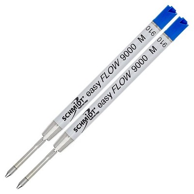 Schmidt Easyflow9000 Blue Ink Refills 2 Pack For Oil Free Paper Writing ...