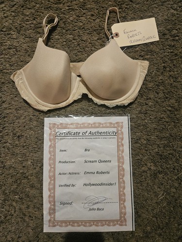 Scream Queens Emma Roberts as Chanel Oberlin Screen Worn Bra TV Prop w ...