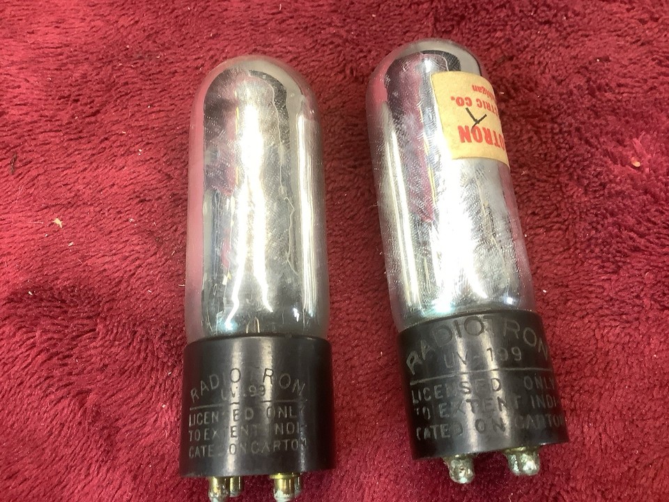 Vintage Two Tube Handmade Radio Receiver RCA Radiotron UV 199s Nicely ...