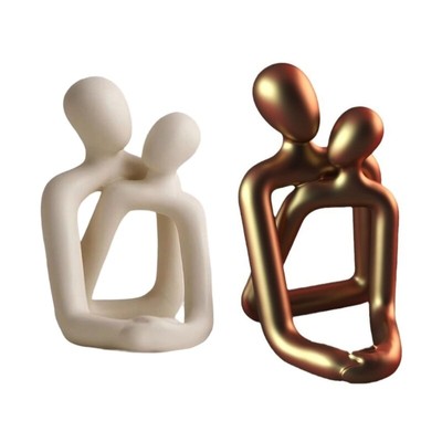Modern Sculpture Resin Sculpture Love Sculpture Hug Couple Sculpture ...
