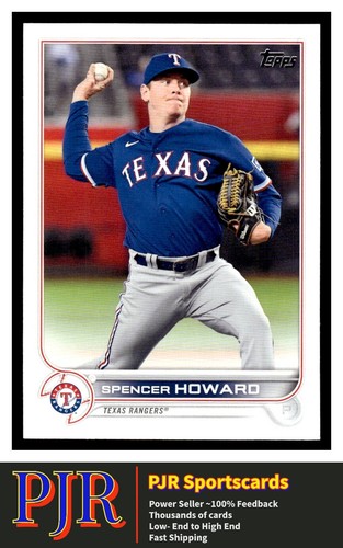 2022 Topps 1st Edition #162 Spencer Howard Texas Rangers | eBay