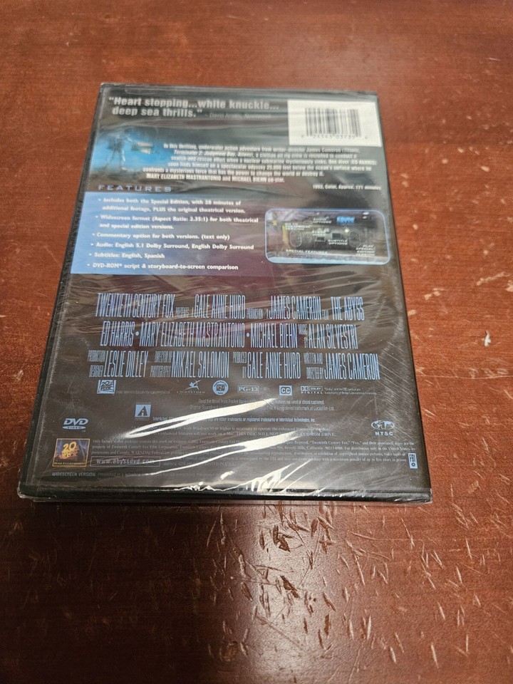 The Abyss (DVD, 2006, Special Edition Single Disc Version Widescreen ...