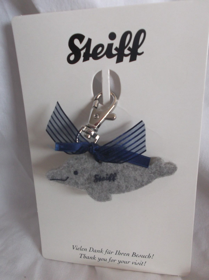 Steiff KEYRING / KEYCHAIN Felt Teddy Bear, Bunny, Rabbit, Dolphin | eBay