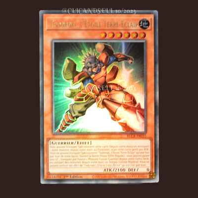 carte YU-GI-OH BLCR-FR035 Todoroki, l'Étoile Terre-Éclair Ultra Rare | eBay