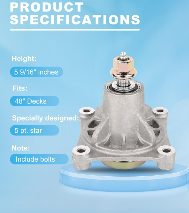 2 Complete Spindle For Snapper SZ2242 SZ2042 / 84005711 / Zero Turn ...