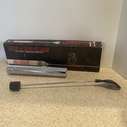 1960s Vibrator Back-O-Scratcher Back Scratcher Battery Powered In Box ...