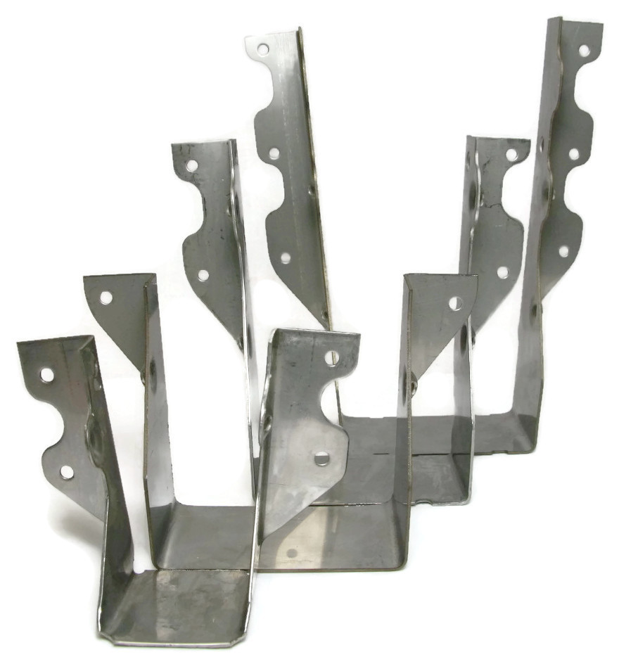 316 Stainless Steel Joist Hangers JUS28 LUS28 Deck Framing 2 x 8 Single ...