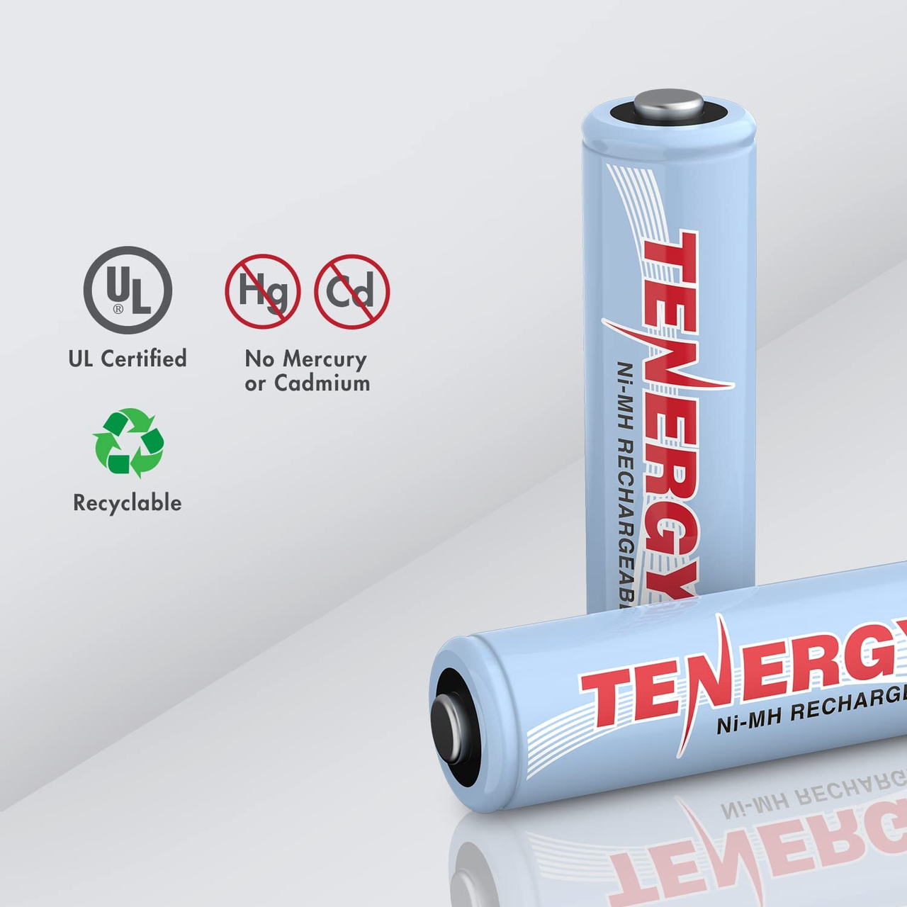 Tenergy Bulk AA,AAA 2500mAh,1000mAh NiMH Rechargeable Batteries Cells 1 ...