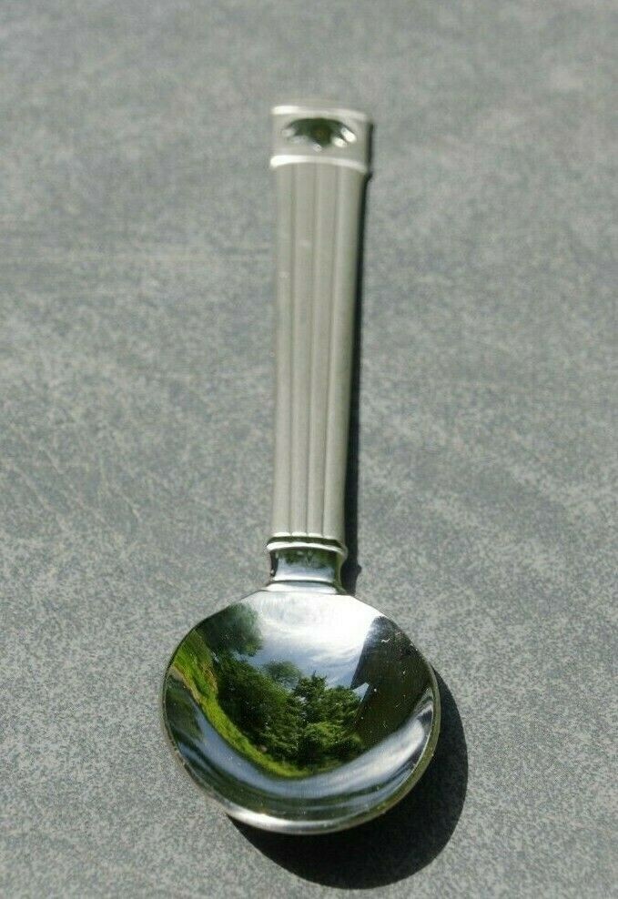 Pfaltzgraff Naturewood PFF14 Stainless Flatware Leaf Ridges Soup Spoon ...