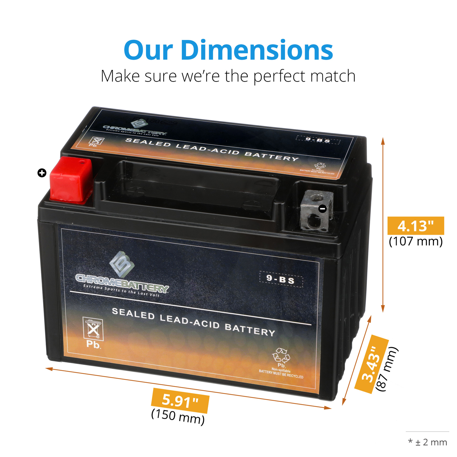 YTX9-BS ATV Battery for HONDA TRX400EX, FourTrax, Sportrax 400CC 1999 ...