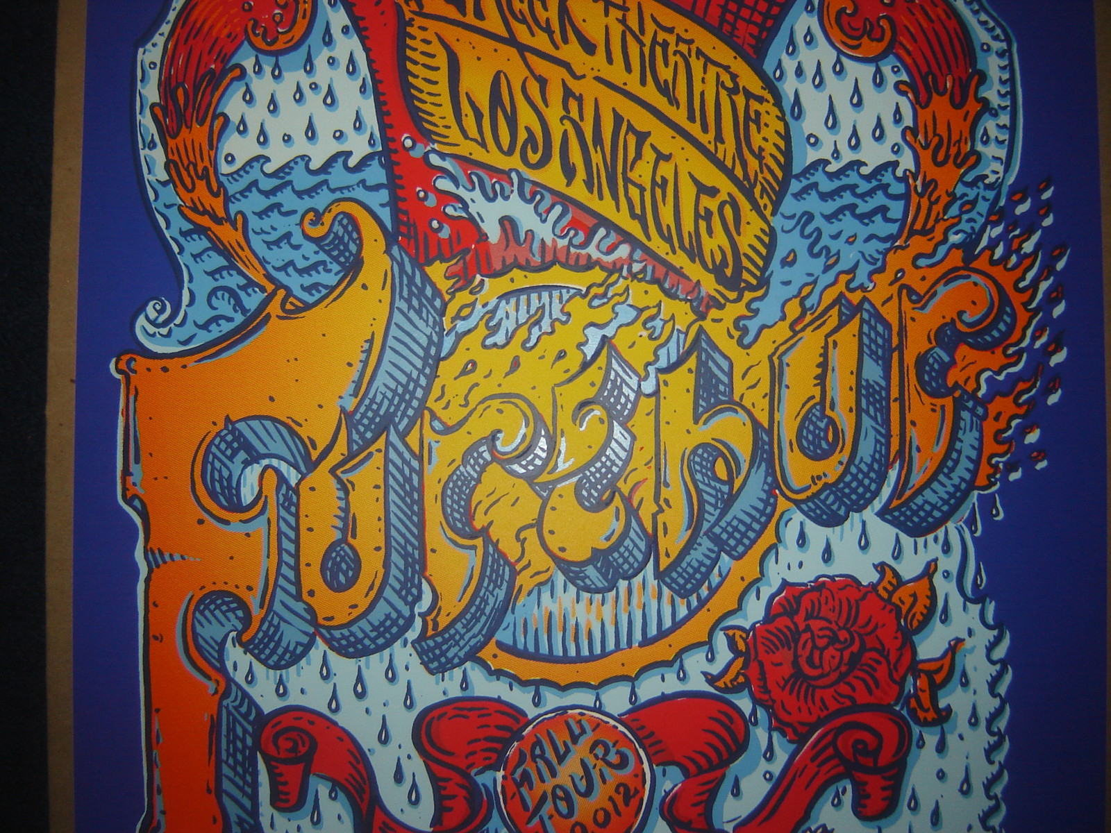 FURTHUR POSTER GREEK THEATRE 10/12 L.A.PHIL LESH BOB WEIR GREATFUL DEAD ...