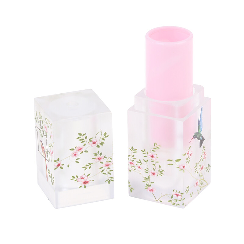 Small Fresh Scrub Square Lipstick Tube Empty Lip Balm Container Lip ...