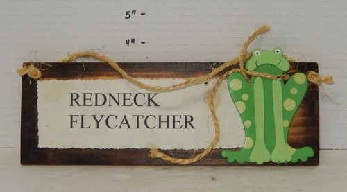 3" x 7" Decorative Humorous Wooden Sign Plaque Home Decor Redneck ...