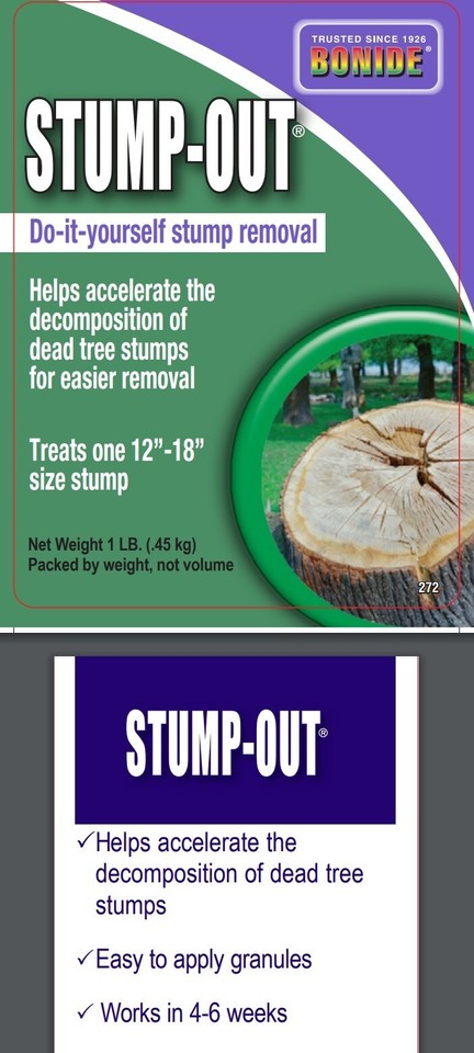 Bonide 272 1 lb Stump Out Do It Yourself Tree Stump Remover Decomposer ...