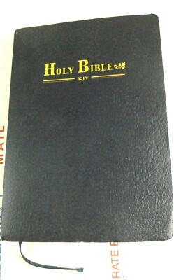 Holy Bible Old & New King James Version KJV D&H Brothers Gold Gild Gilt ...