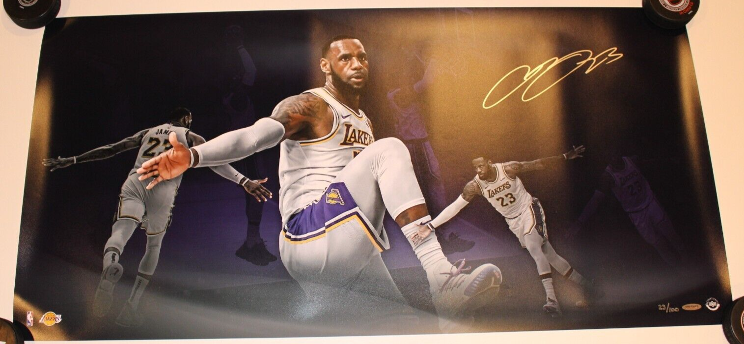 Lebron James Autographed Memorabilia | Signed Photo, Jersey ...