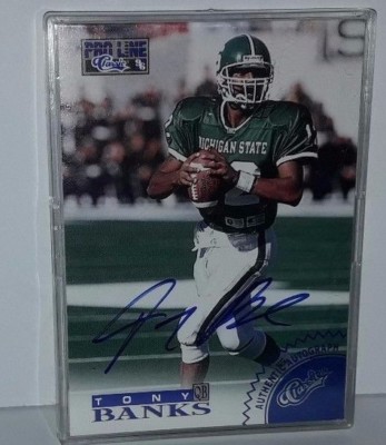 Tony Banks Autographed Card Pro Line | eBay