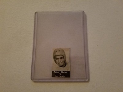 Aubrey Minter San Jose State University 1940 Football Pictorial Roto ...