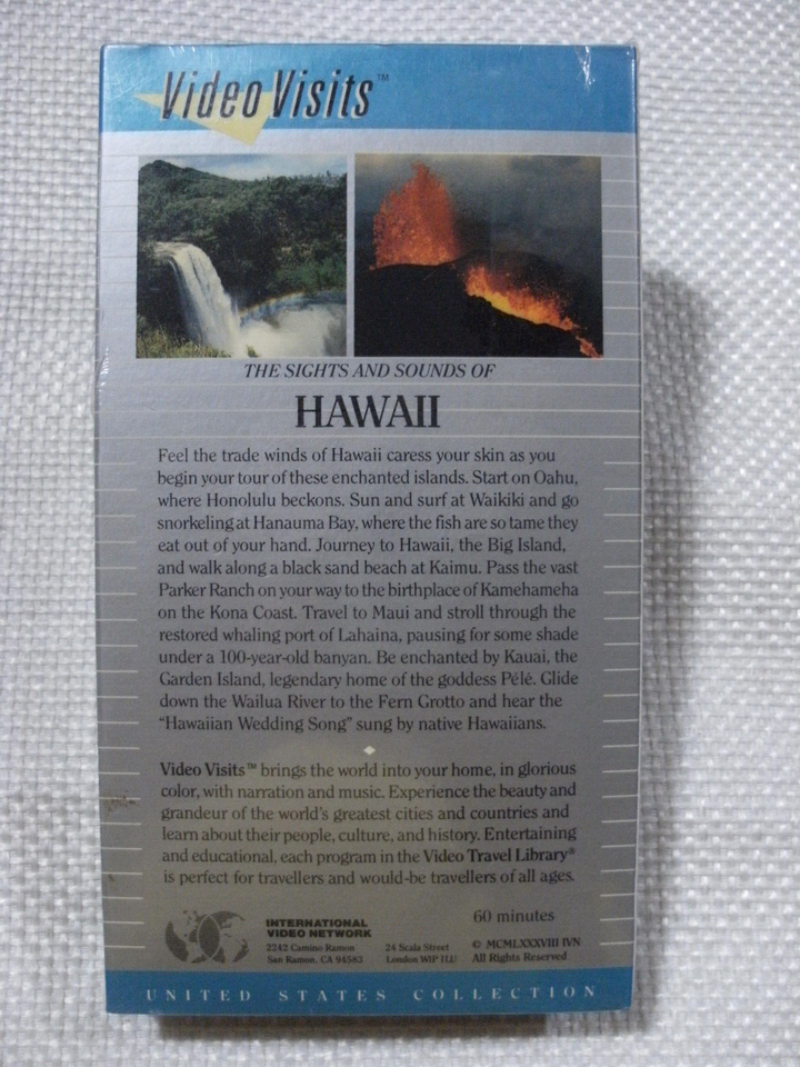 HAWAII Video Visits 1988 Sights & Sounds VHS Travel - Parker Ranch ...
