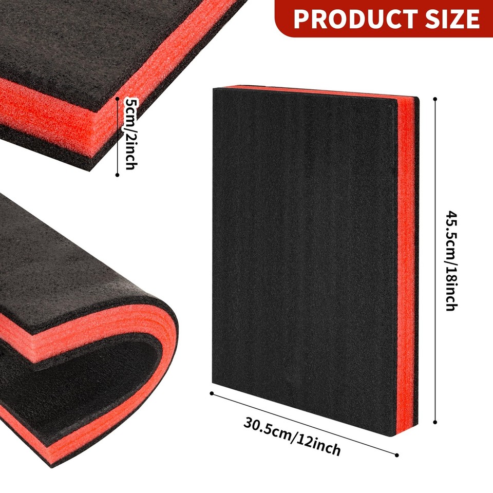 3Pack Cuttable Polyurethane Foam Sheets, Polyethylene Tool Foam Sheets ...