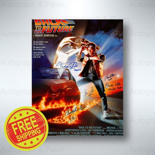 Back To The Future 8x10 SIGNED AUTOGRAPH RARE PHOTO SIGNATURE REPRINT ...